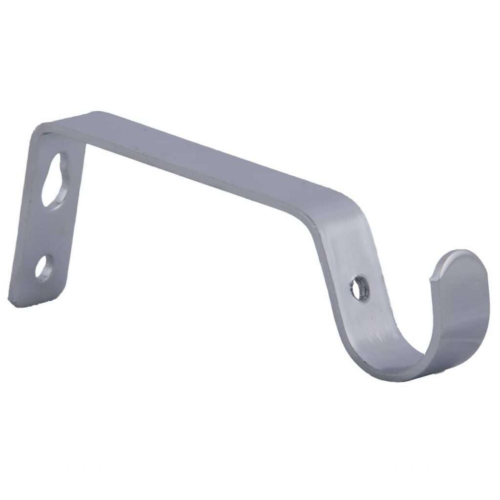 19mm Curtain Pole Single Wall Brackets - Chrome | Finishing Touches SA