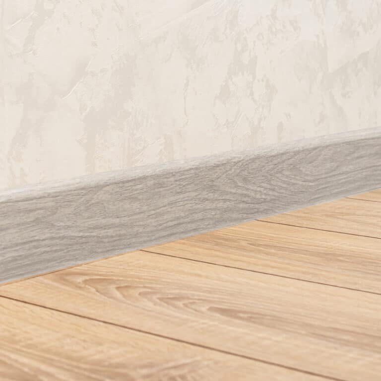 Modular PVC Skirting - 100mm X 2400mm - Greywash | Finishing Touches SA