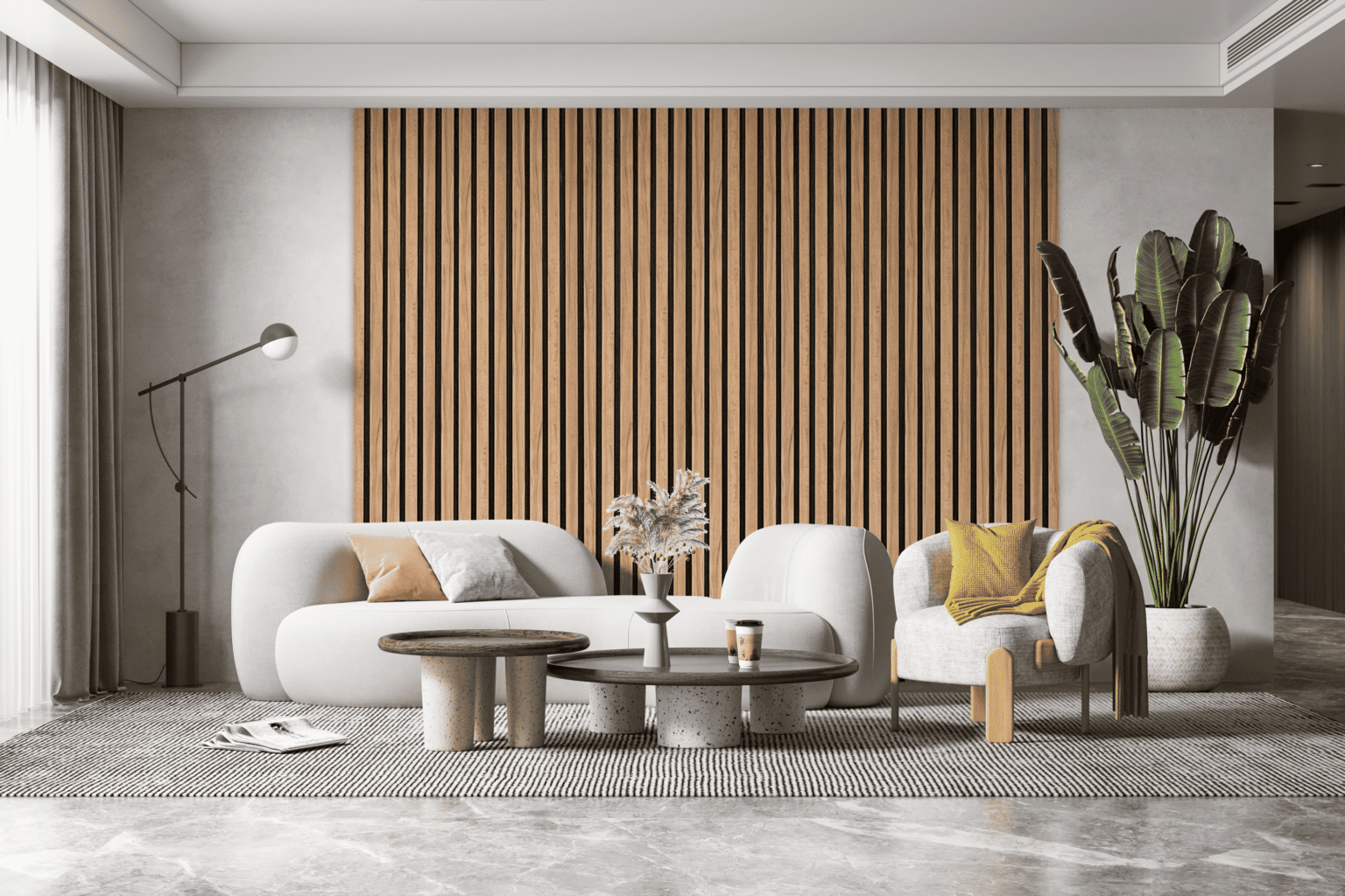 Slatted Wall Panel - Birch | Finishing Touches SA